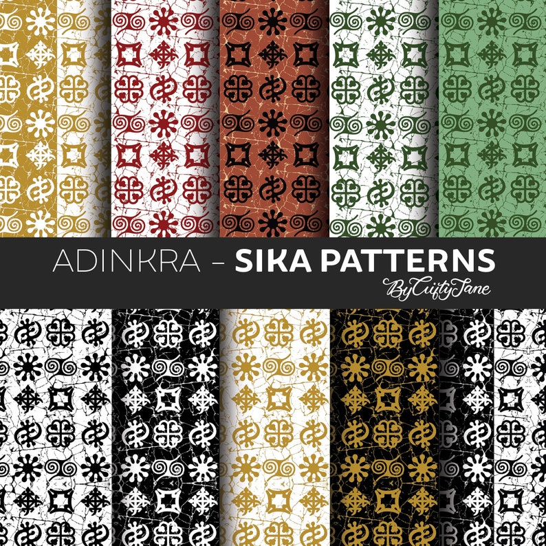 ADINKRA Pattern Instant Download | Etsy