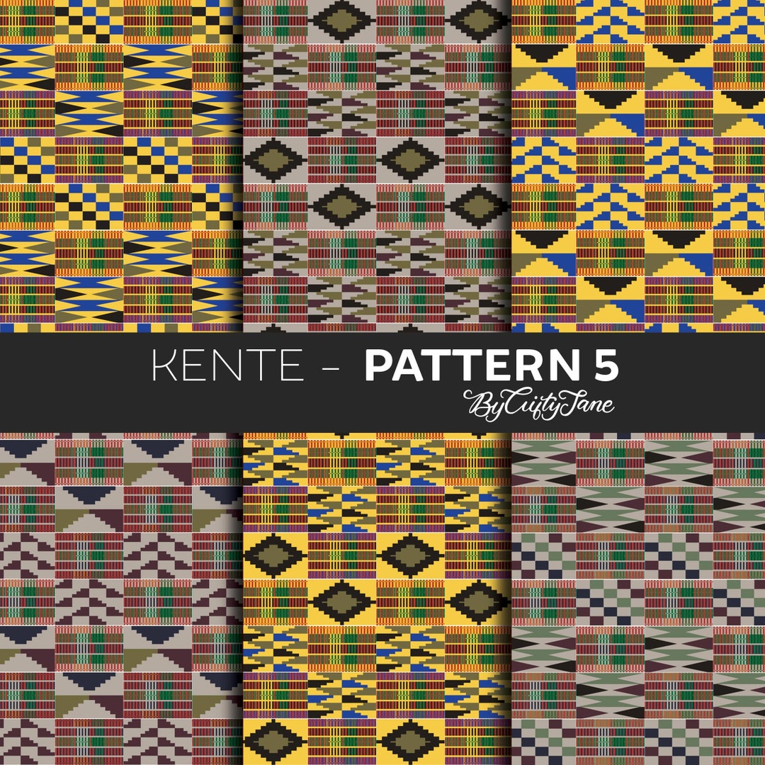 Kente Patterns Set 5 - Etsy