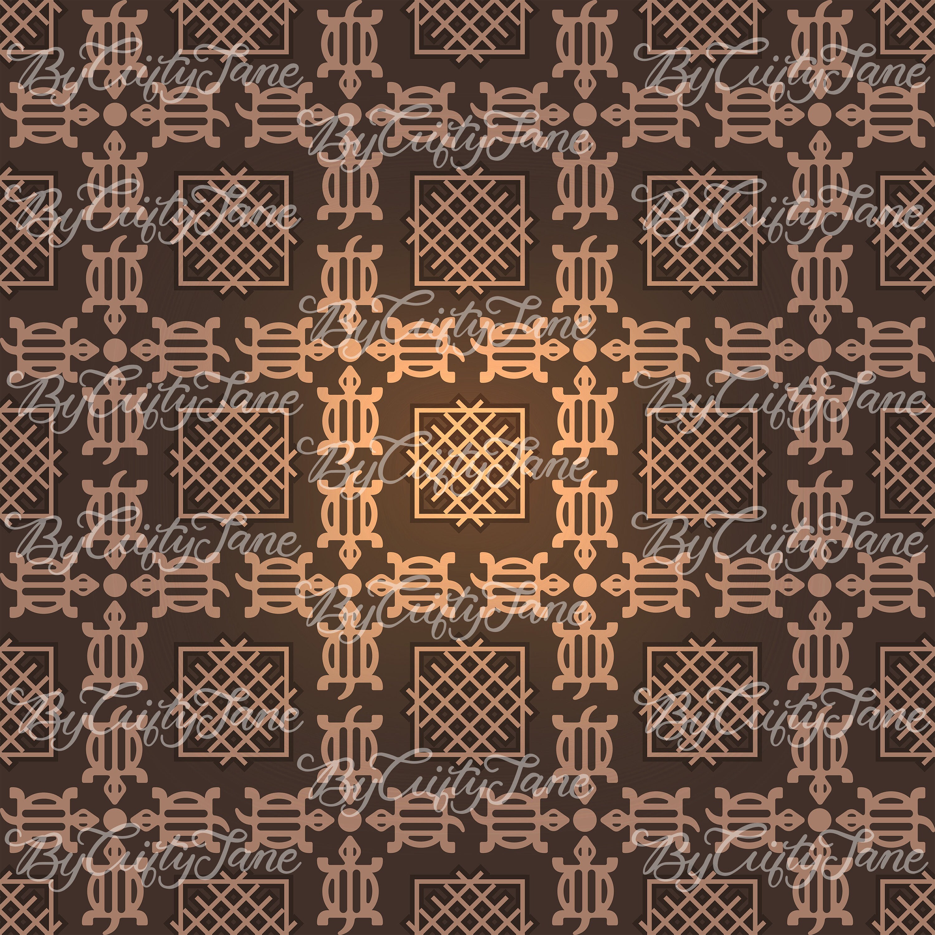 Adinkra DENKYEM Pattern 10 Separate Files | Etsy