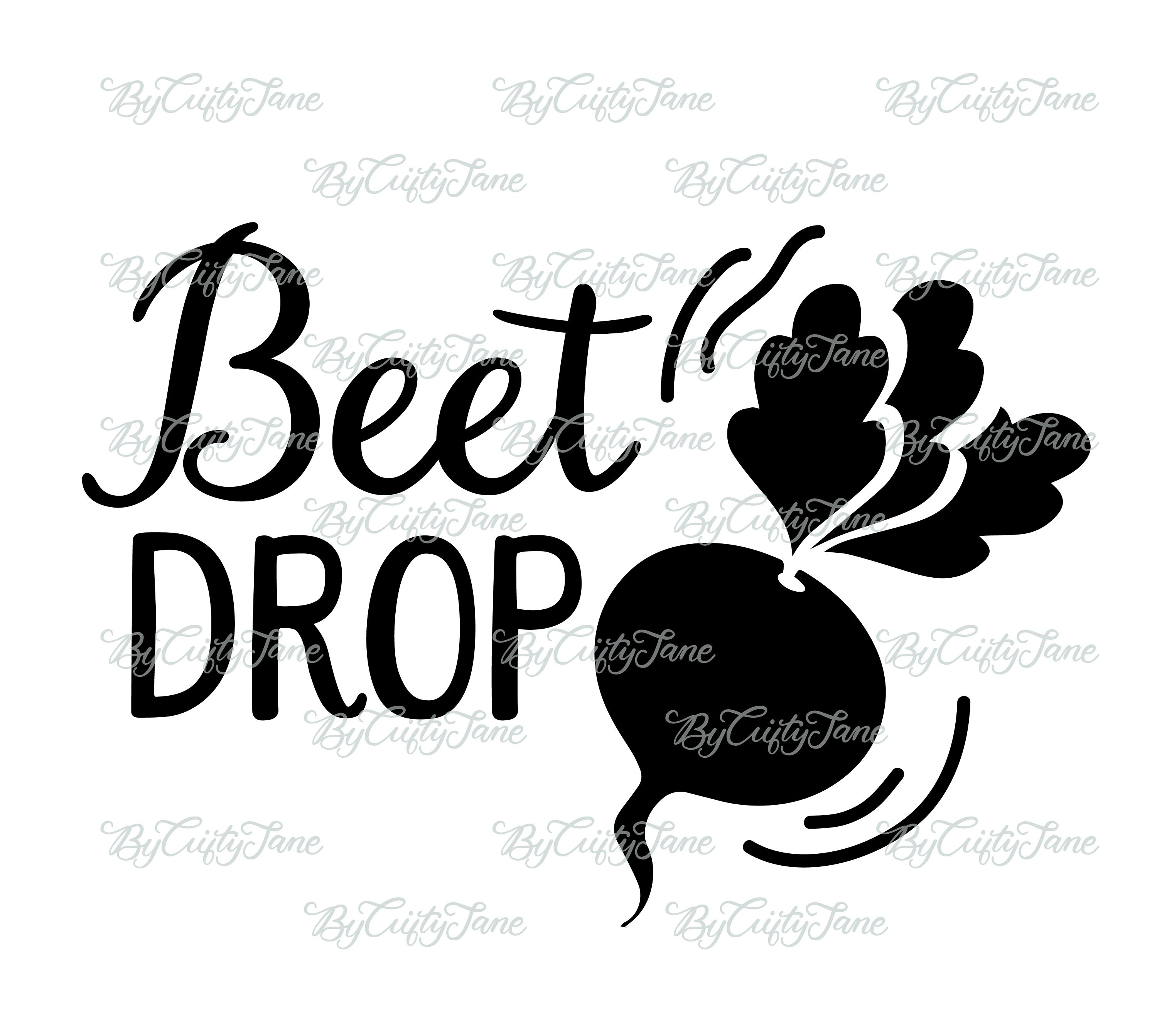 SVG Instant Download BEET Drop Cricut Curio HTV Graphics - Etsy
