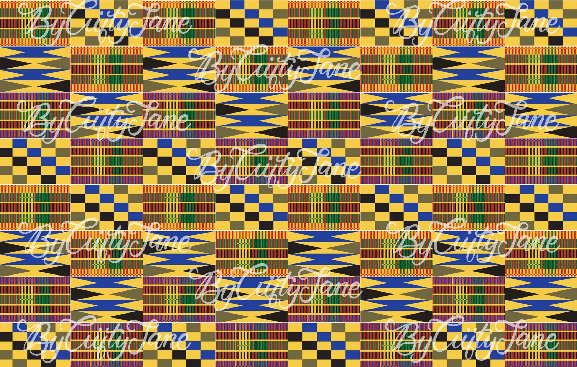 Kente Patterns Set 5 | Etsy