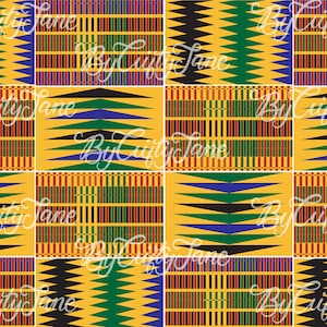 KENTE African Fabric Patterns III - Etsy