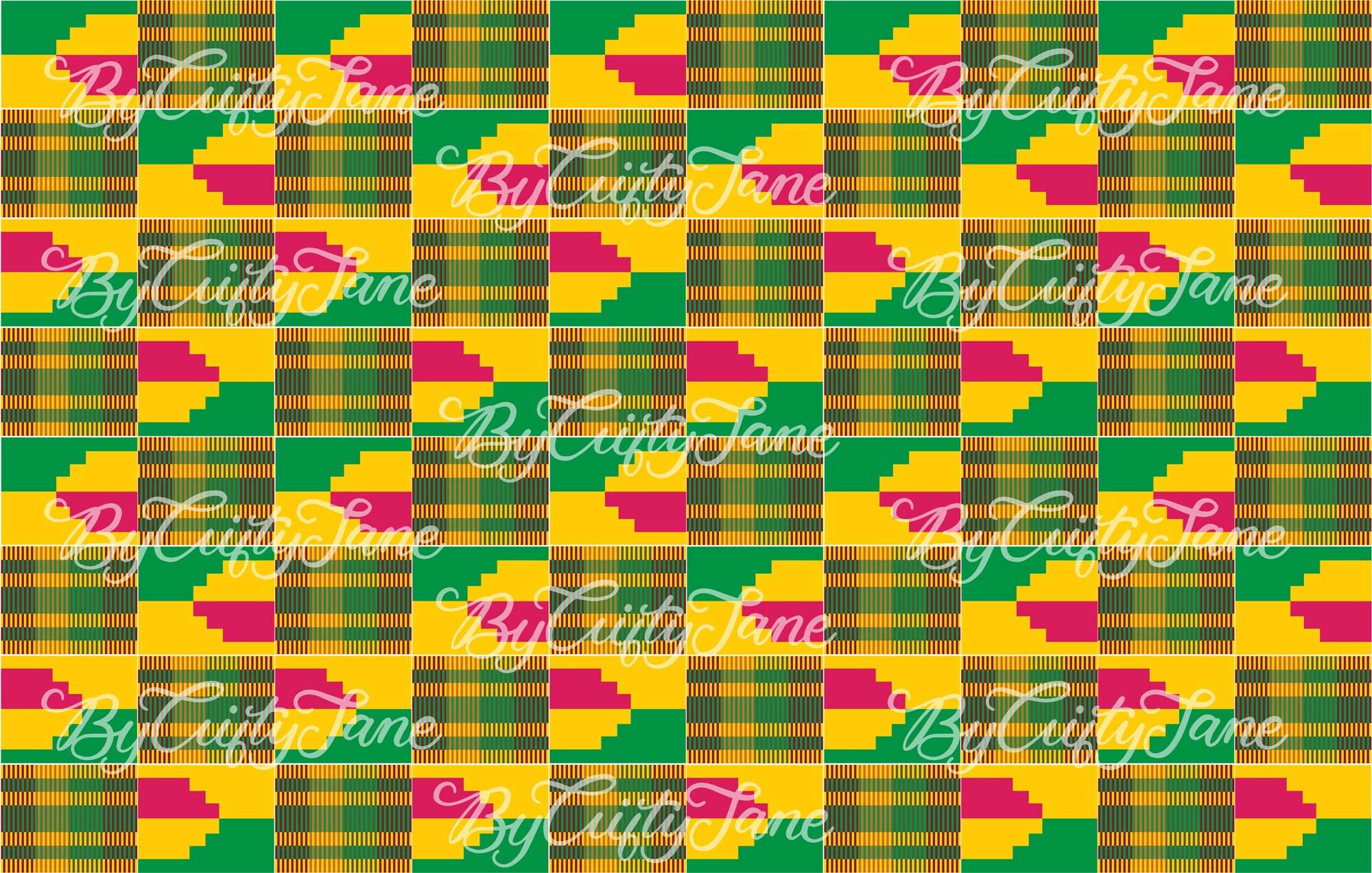 Kente Patterns Set 1 | Etsy