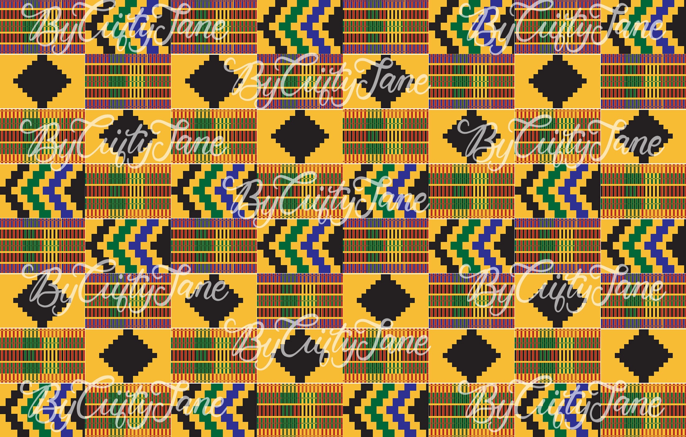 Kente Patterns Set 4 | Etsy