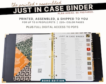 The Ultimate Just in Case Binder: an Emergency and End of Life Planner ...