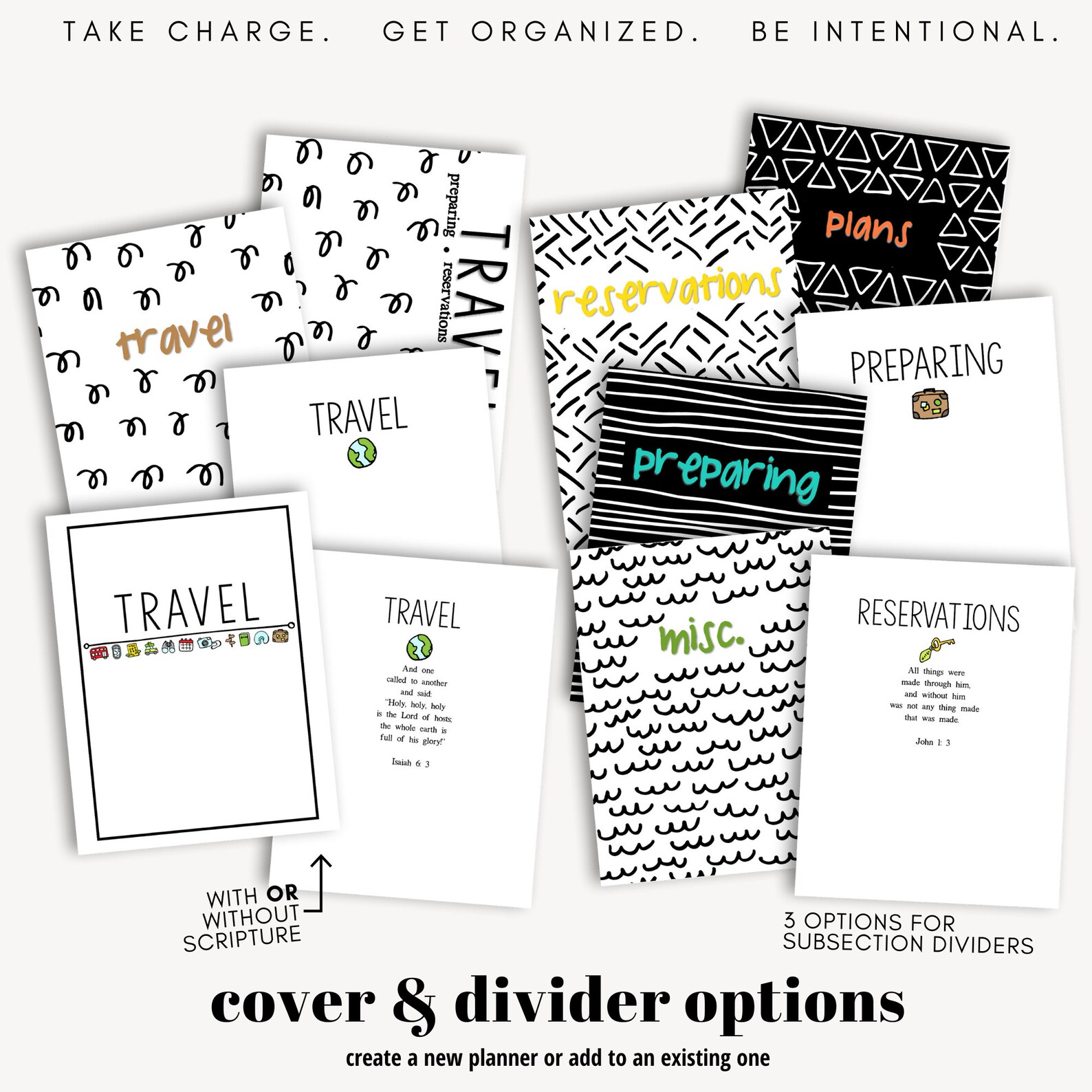 Travel Planner Printables Family Vacation Trip Itinerary | Etsy