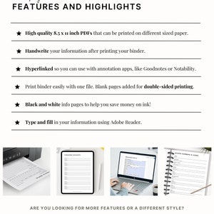 The Simple Just in Case Binder (modern Edition) | an Emergency and ...