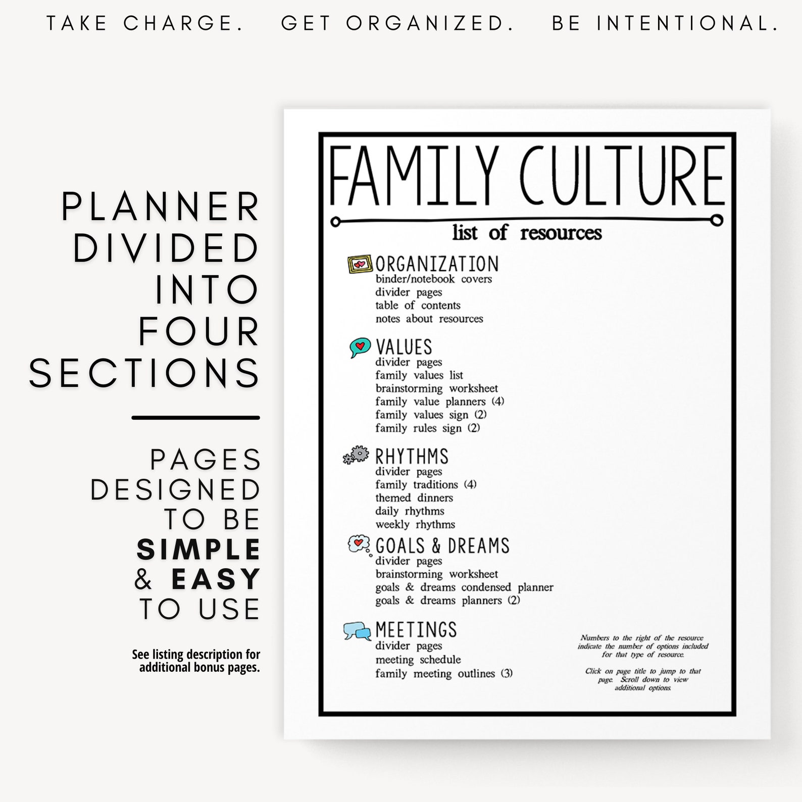 Family Culture Planner Printables Editable Family Rules Sign - Etsy