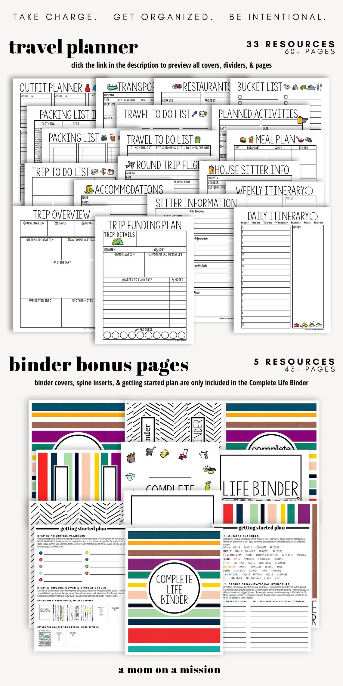 Complete Life Binder Planner Printables Home Management - Etsy.de