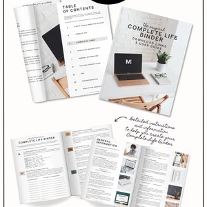The Original Complete Life Binder | A Family & Home Management Planner ...