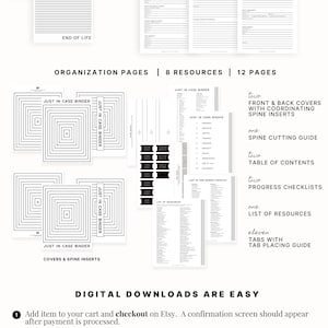 The Simple Just in Case Binder (modern Edition) | an Emergency and ...