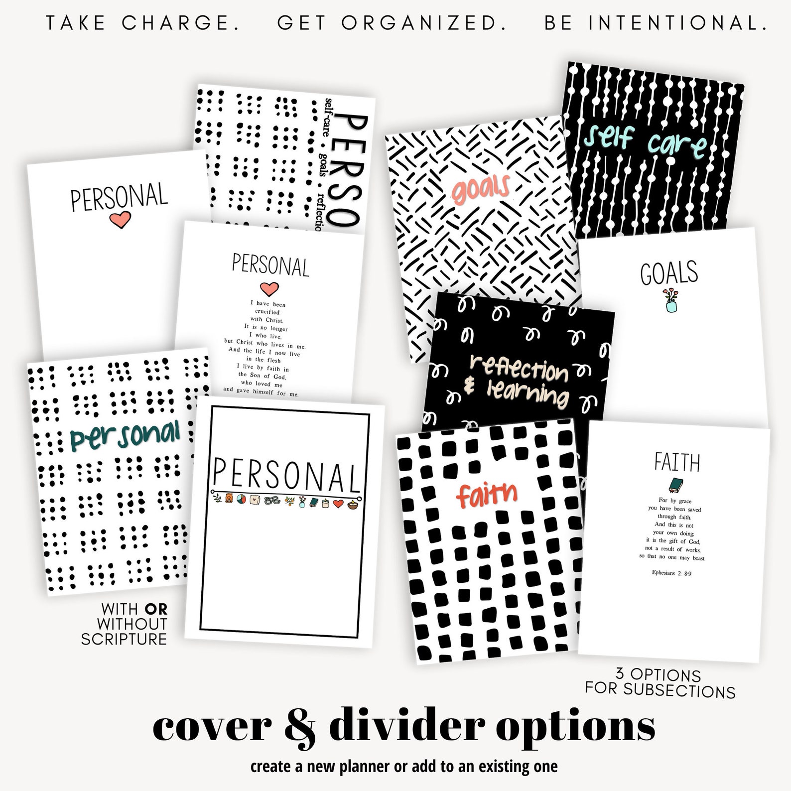 Personal Planner Printables Self-care Checklists Gratitude - Etsy