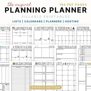 Productivity Planning Printables Daily, Weekly & Yearly Planners 2023 ...