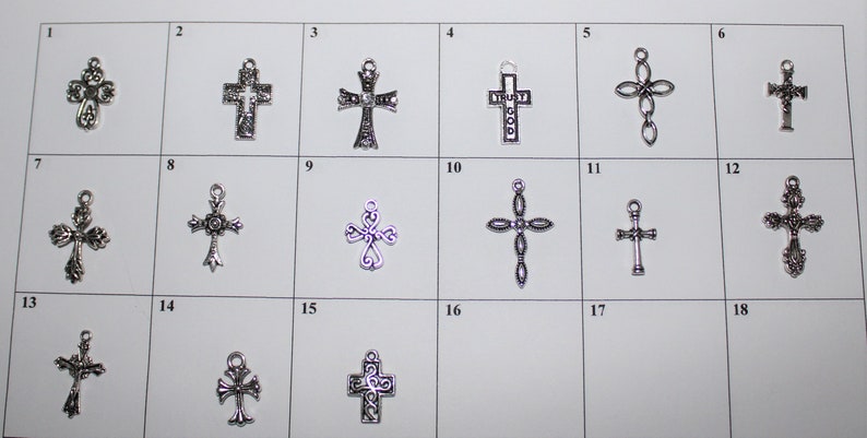 Create Your Own Cross Bracelet Cross Charm Bracelet - Etsy