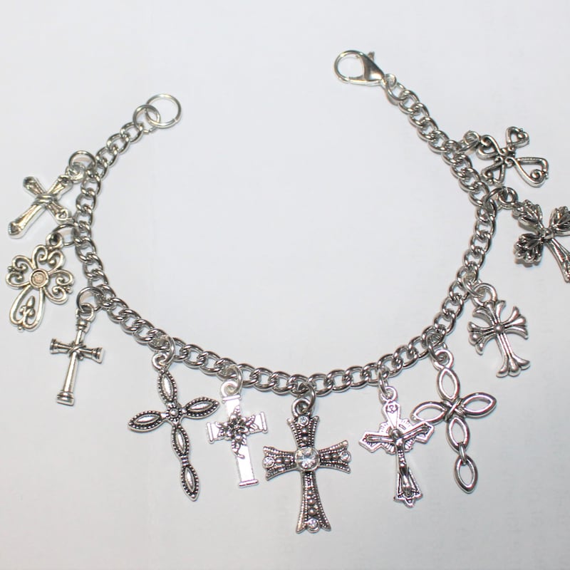 Cross Charm - Etsy