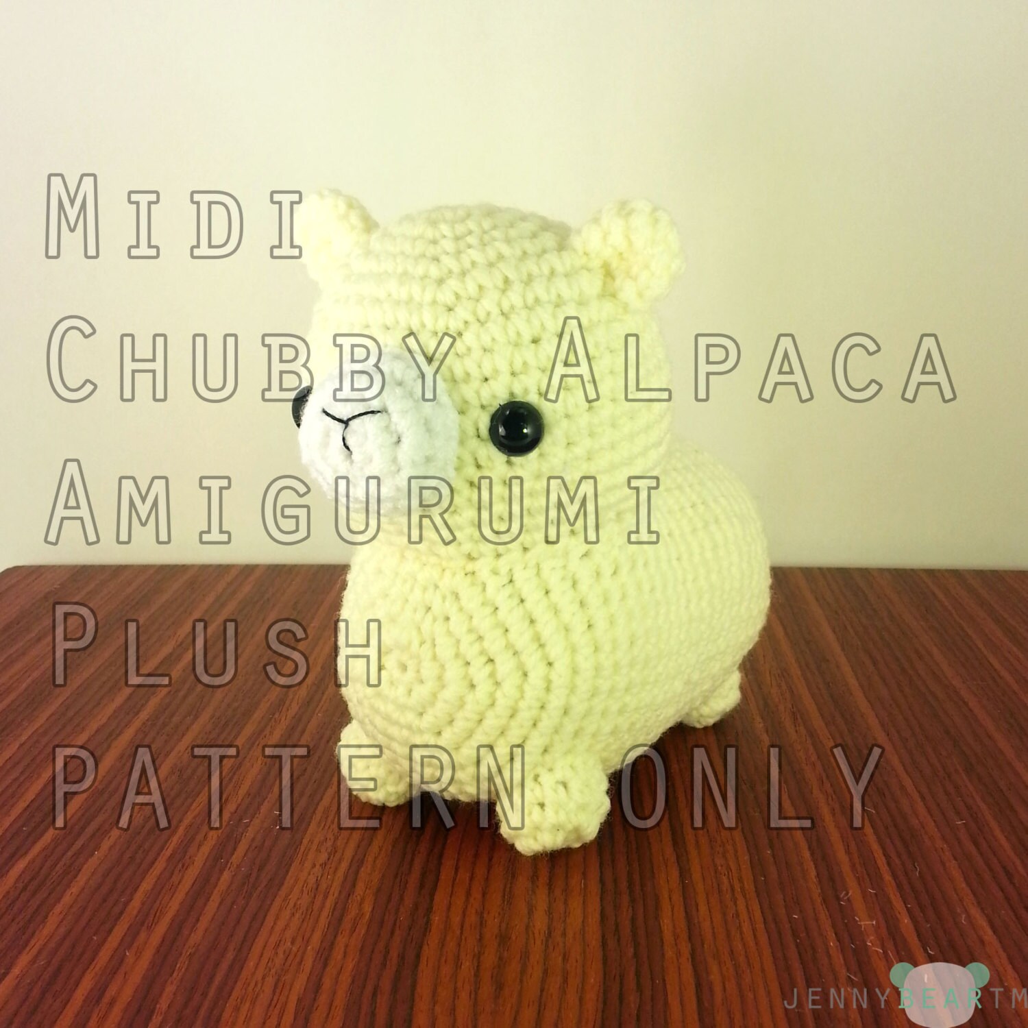 PATTERN: Midi Chubby Alpaca Amigurumi Plush instant Download - Etsy