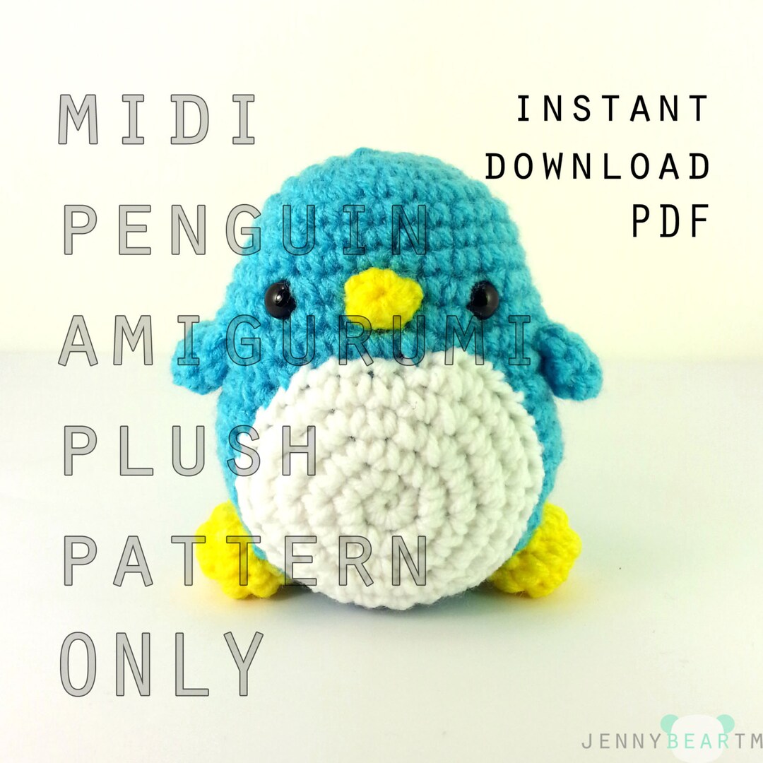 PATTERN: Midi Penguin Amigurumi Plush (instant Download) - Etsy