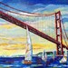 Sailboats Under Golden Gate Bridge San Francisco Painting by ...