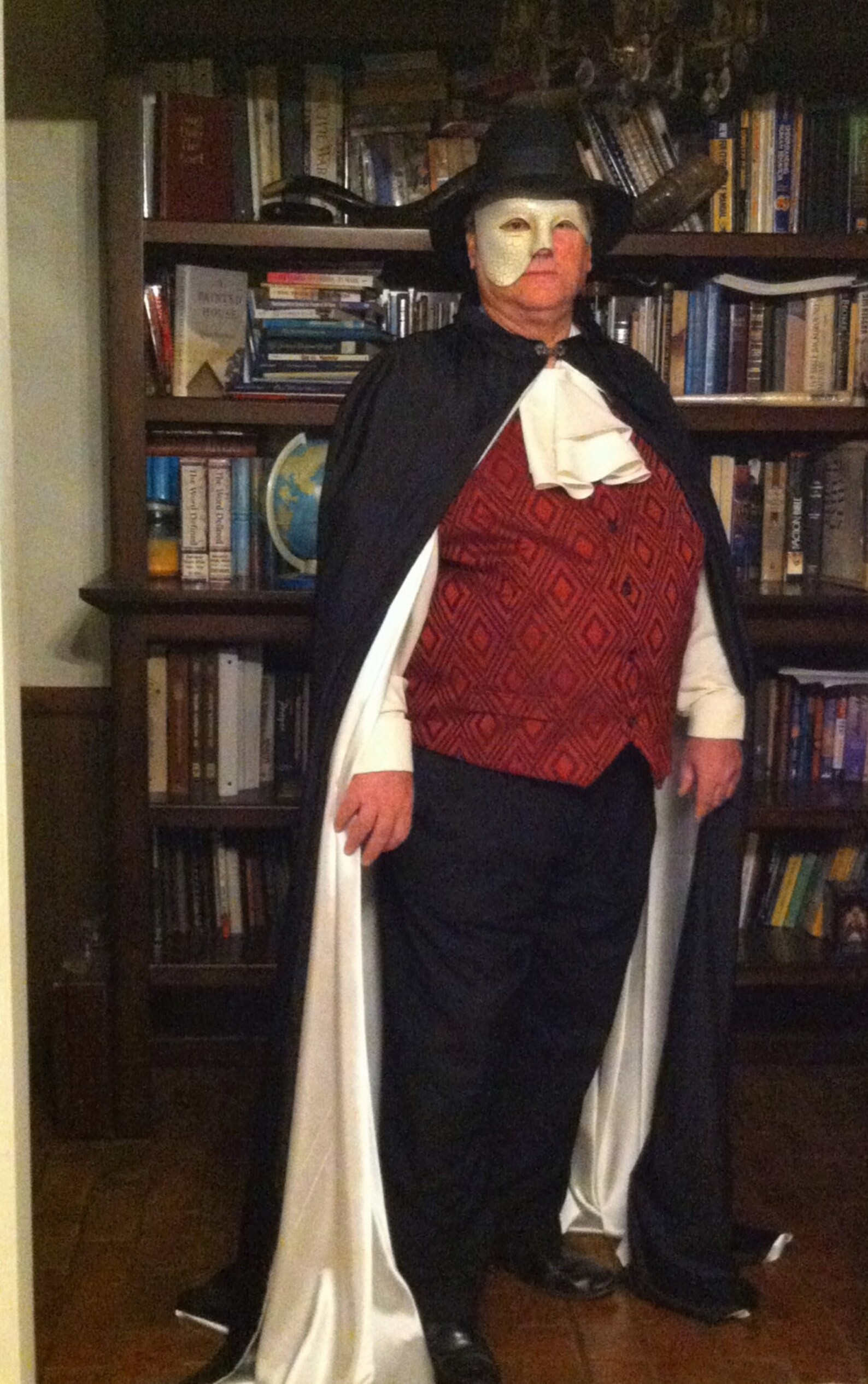 PHANTOM of the OPERA. ...cape, Mask, Vest, Shirt, Escot, Pants - Etsy