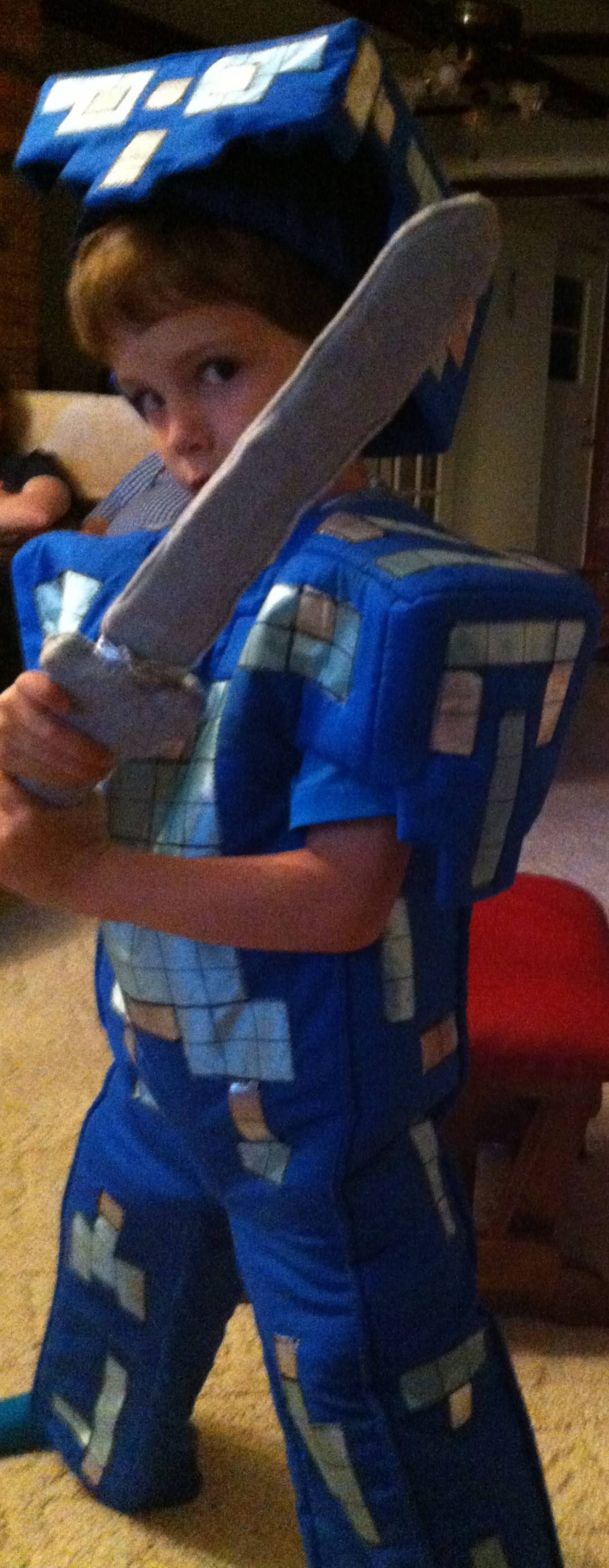 Minecraft Steve Costume With Full Details and Helmet Option Available ...