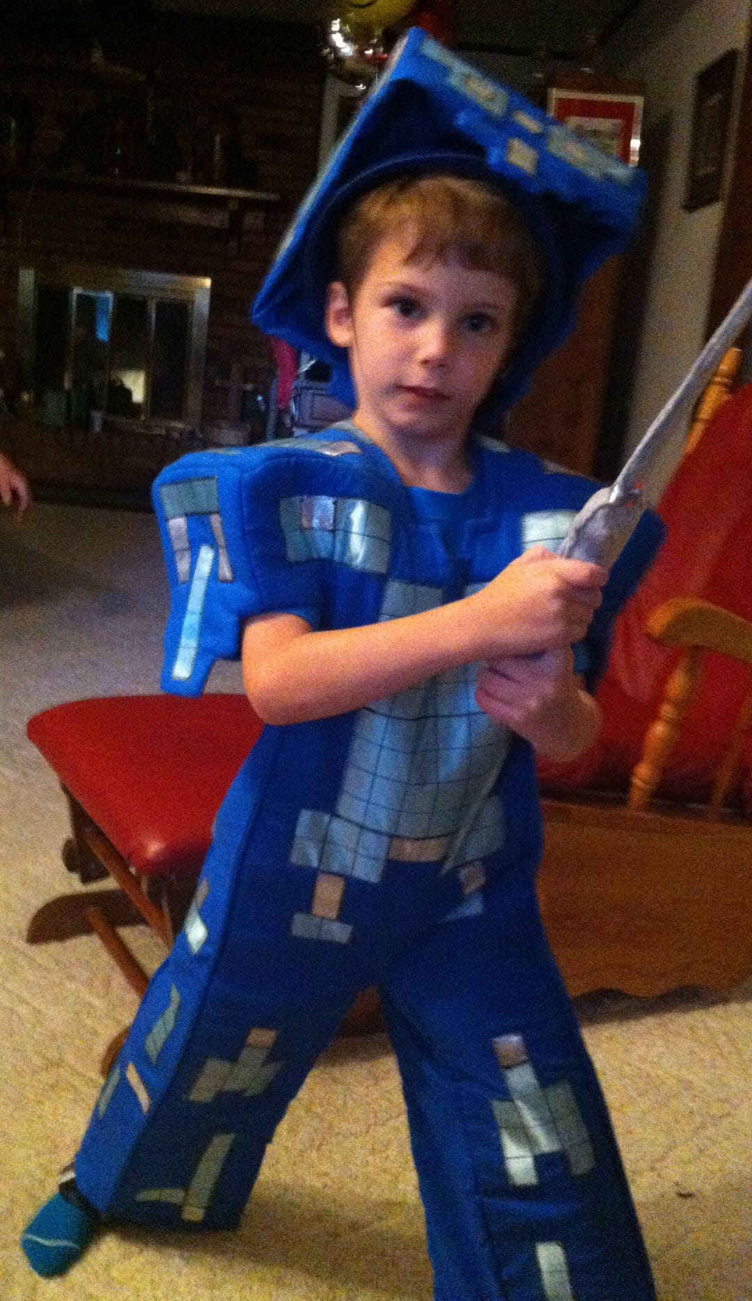 Minecraft Steve Costume With Full Details and Helmet Option Available ...