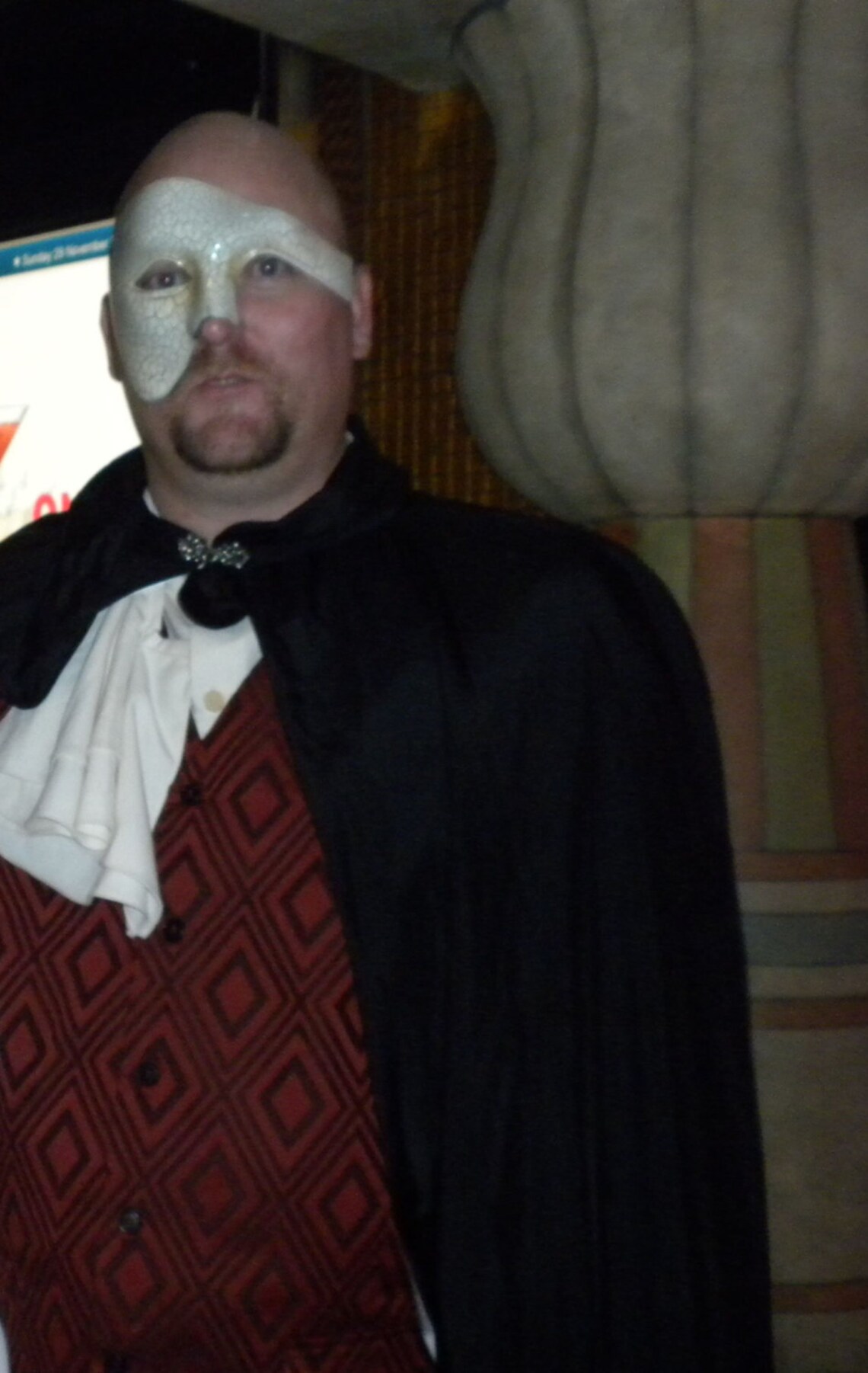 PHANTOM of the OPERA. ...cape, Mask, Vest, Shirt, Escot, Pants - Etsy