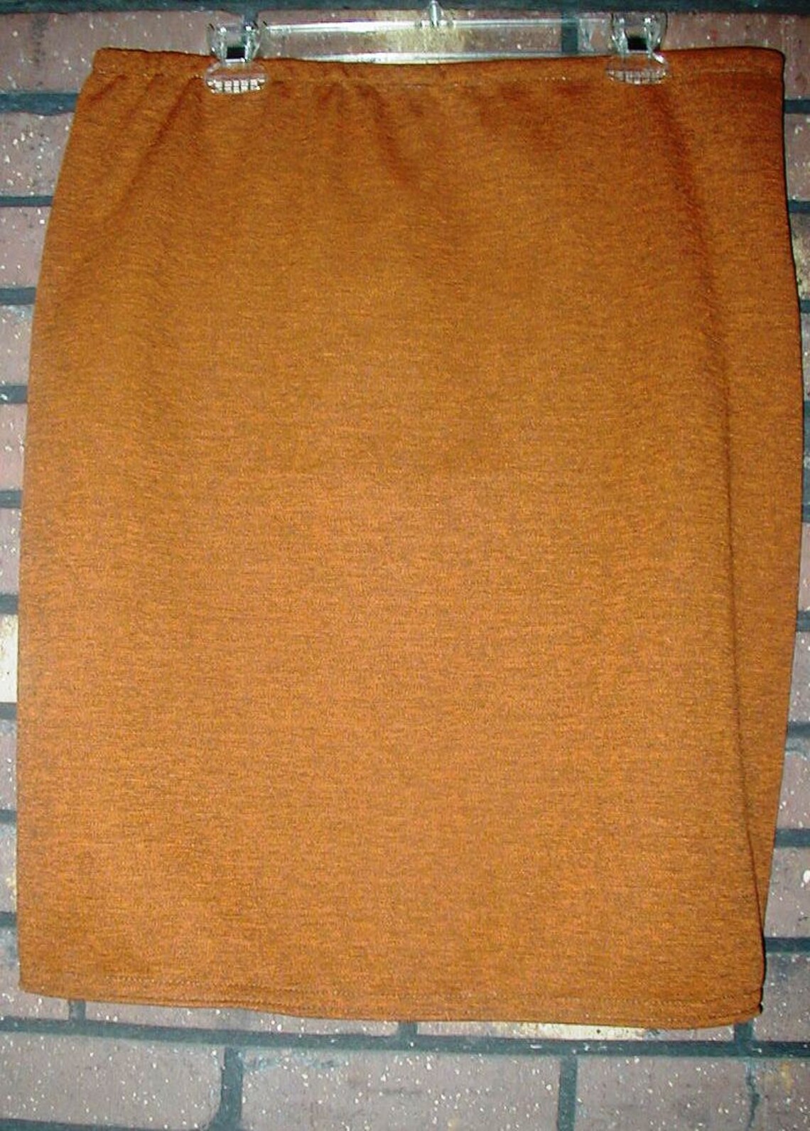 Women's Rust Color Plus Size Skirt With Slenderizing Fit - Etsy
