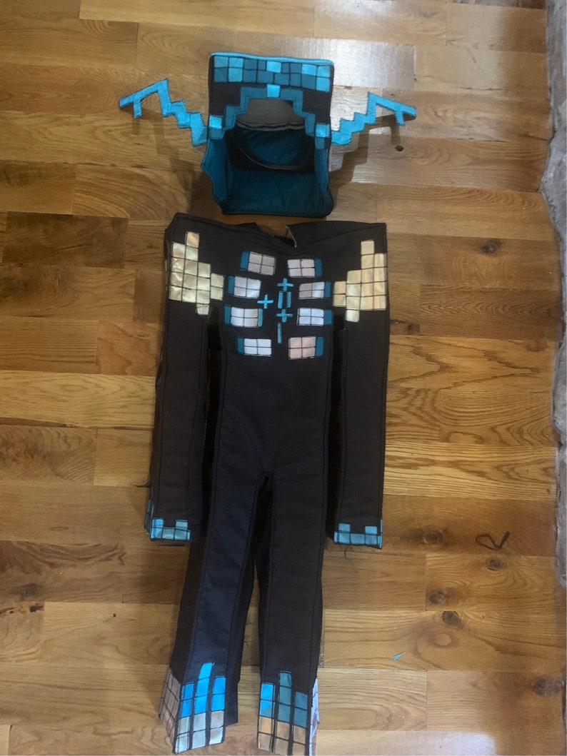 MINECRAFT WARDEN Costume Full Body - Etsy