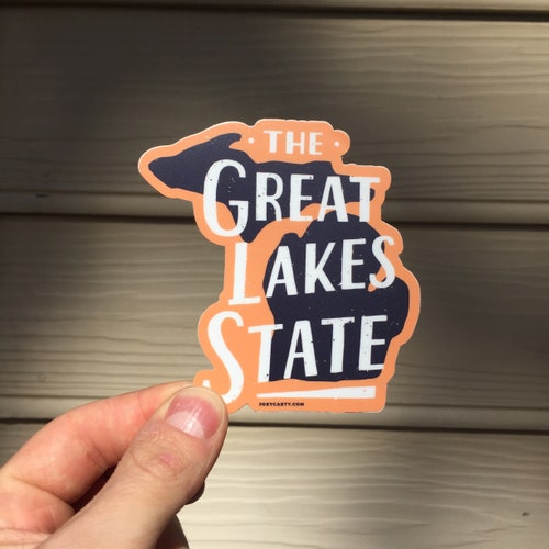 Watercolor Floral Michigan DECAL 4 Inch Decal for Car or | Etsy