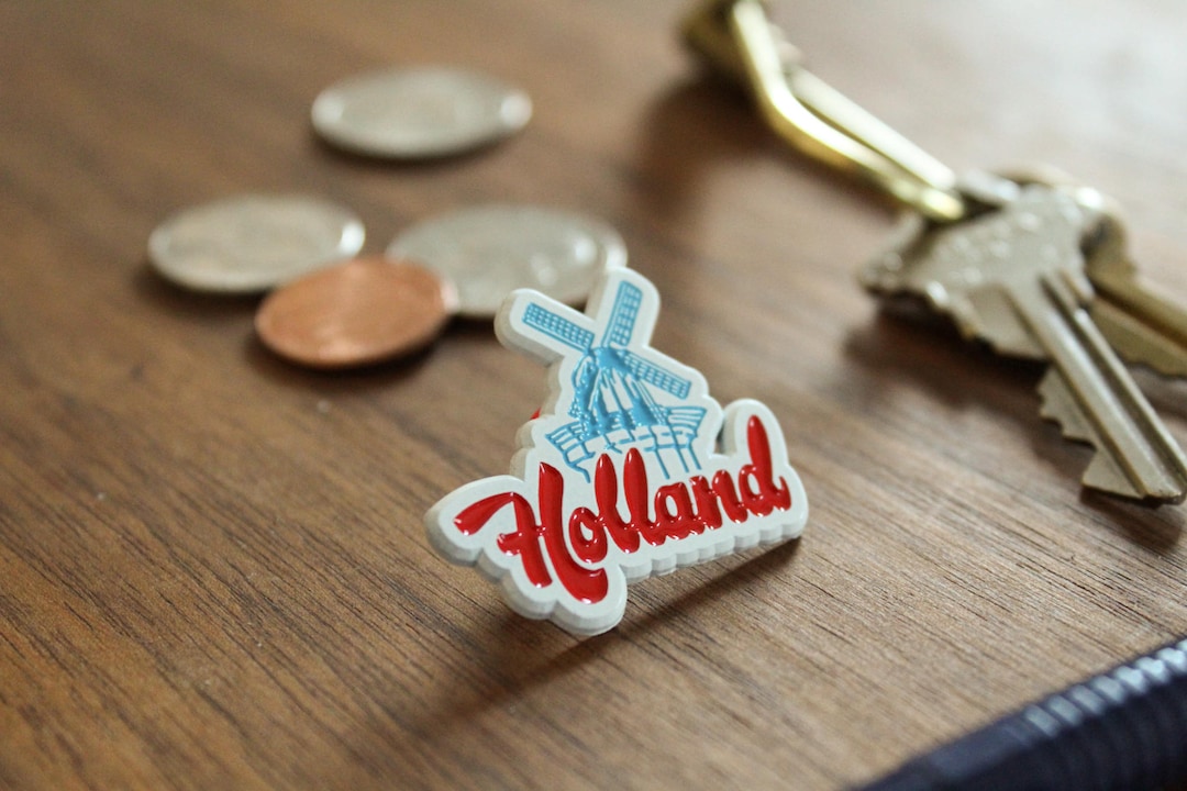 Holland Enamel Pin Dutch Windmill Holland Michigan - Etsy