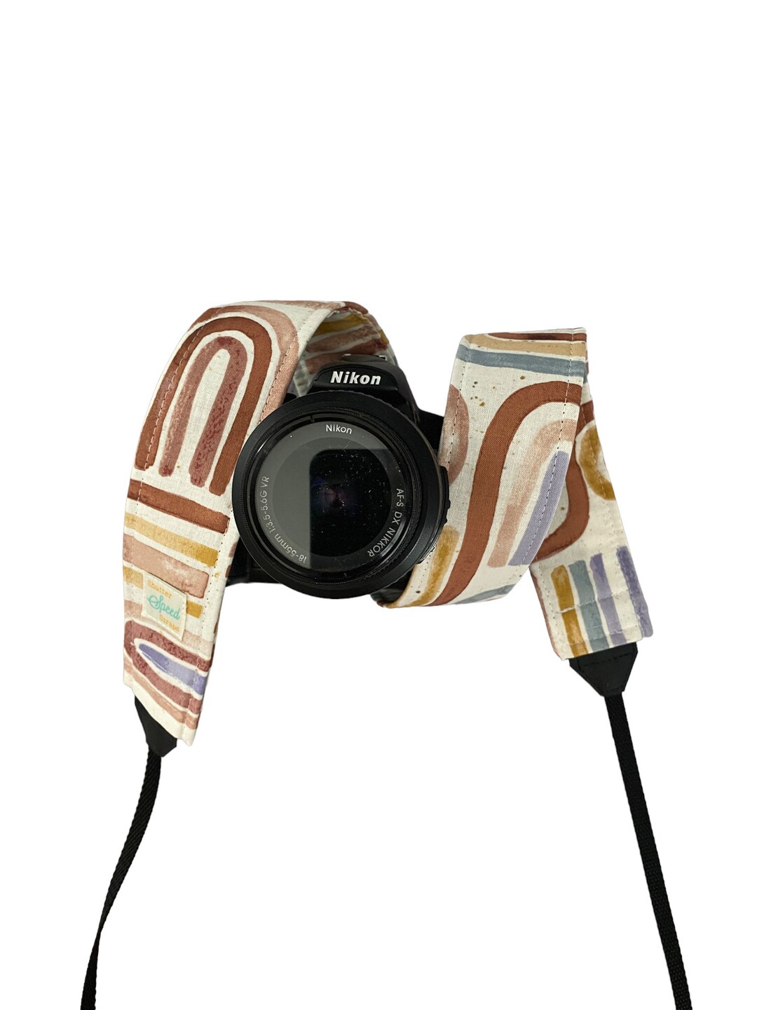 Boho Rainbow Camera Strap / DSLR Camera Strap for Nikon, Canon, Sony ...