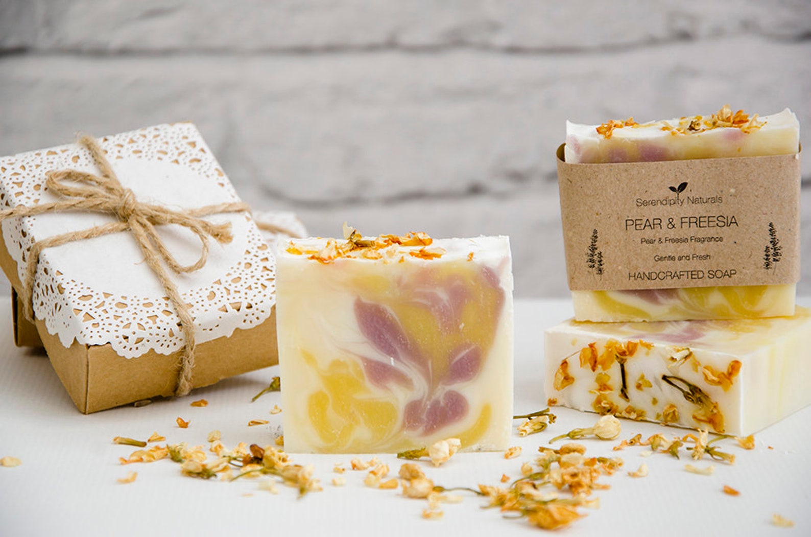 Pear And Freesia All Natural Handmade Soap For All Skin Types Etsy