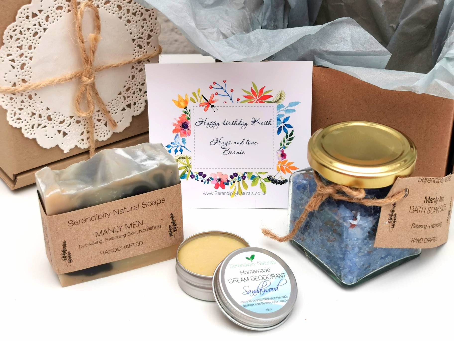 Man's Gift Box FOR HIM Father's Day Manly Man Set - Etsy UK