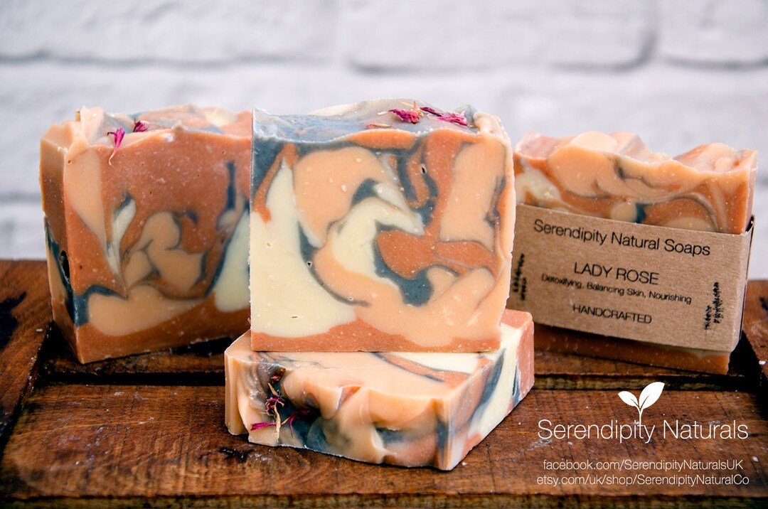 Lady Rose All Natural Homemade Soap, Vegan, Artisan, Palm Oil Free, No ...