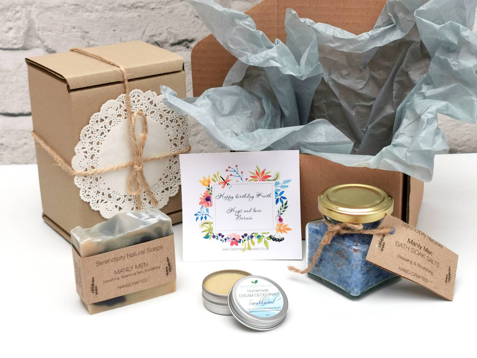 Man's Gift Box FOR HIM Father's Day Manly Man set | Etsy