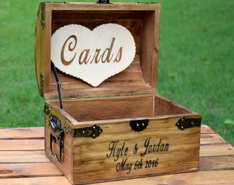 Rustic Card Box | Etsy