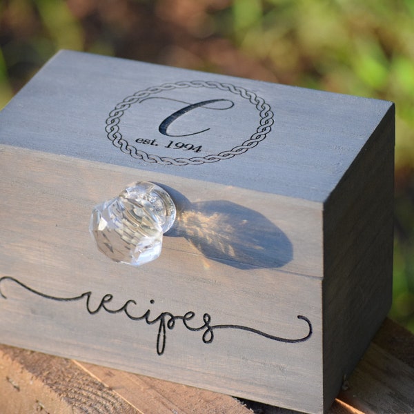 Recipe Box - Etsy