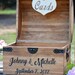 Rustic Wooden Card Box - Rustic Wedding Card Box - Rustic Wedding Decor ...