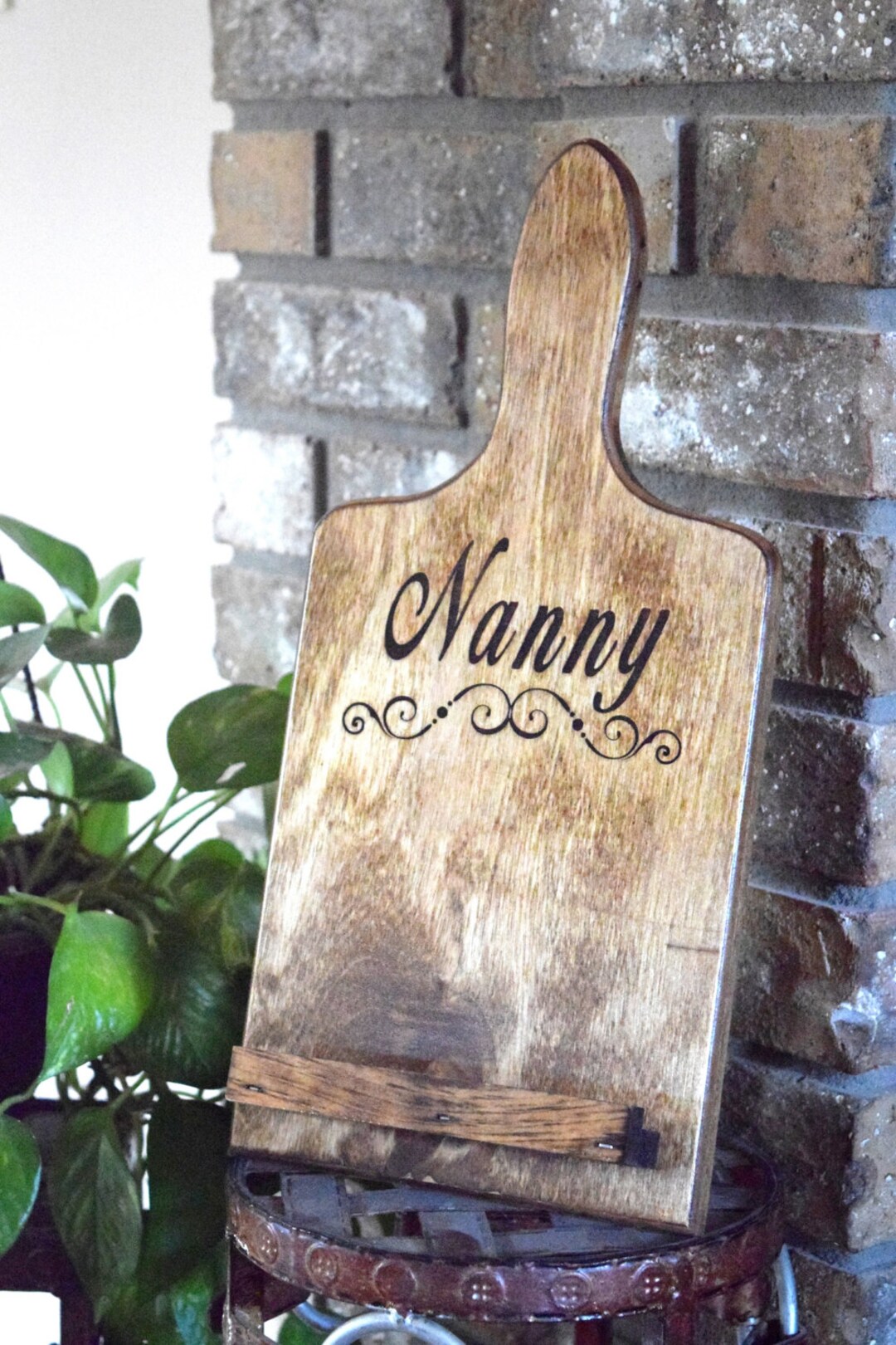 Personalized Tablet Holder - Tablet Stand - Wooden Tablet Stand - iPad ...