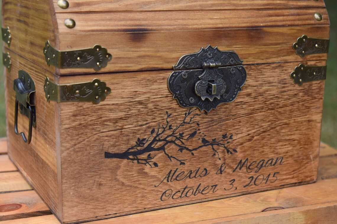 Wedding Card Box Card Box Rustic Wedding Weddings - Etsy
