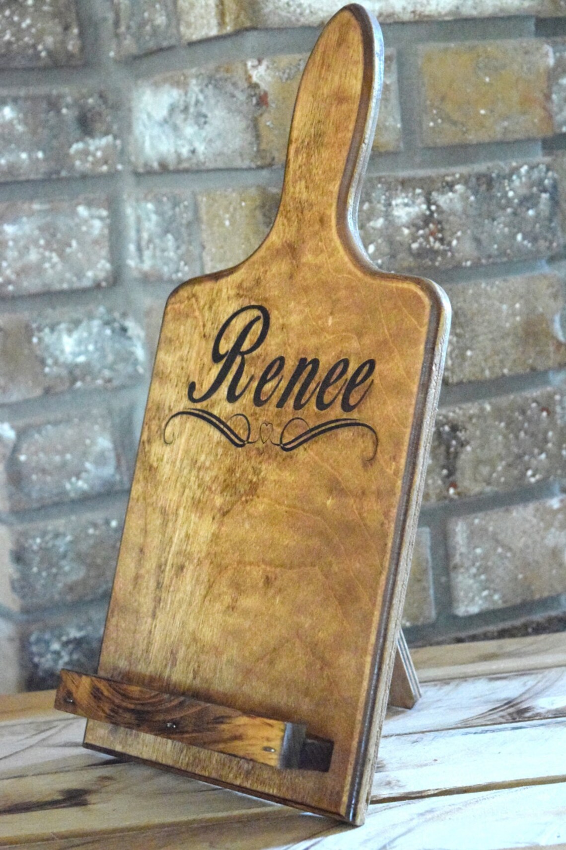 Personalized Tablet Holder Tablet Stand Wooden Tablet - Etsy