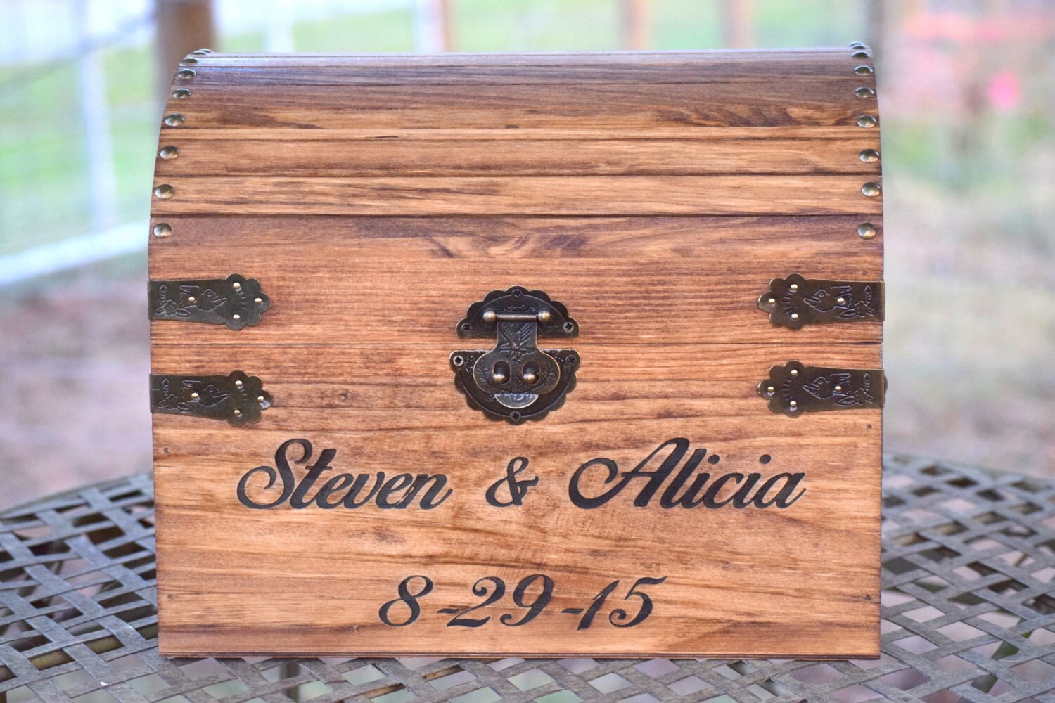 Rustic Wooden Card Box Rustic Wedding Card Box Rustic - Etsy