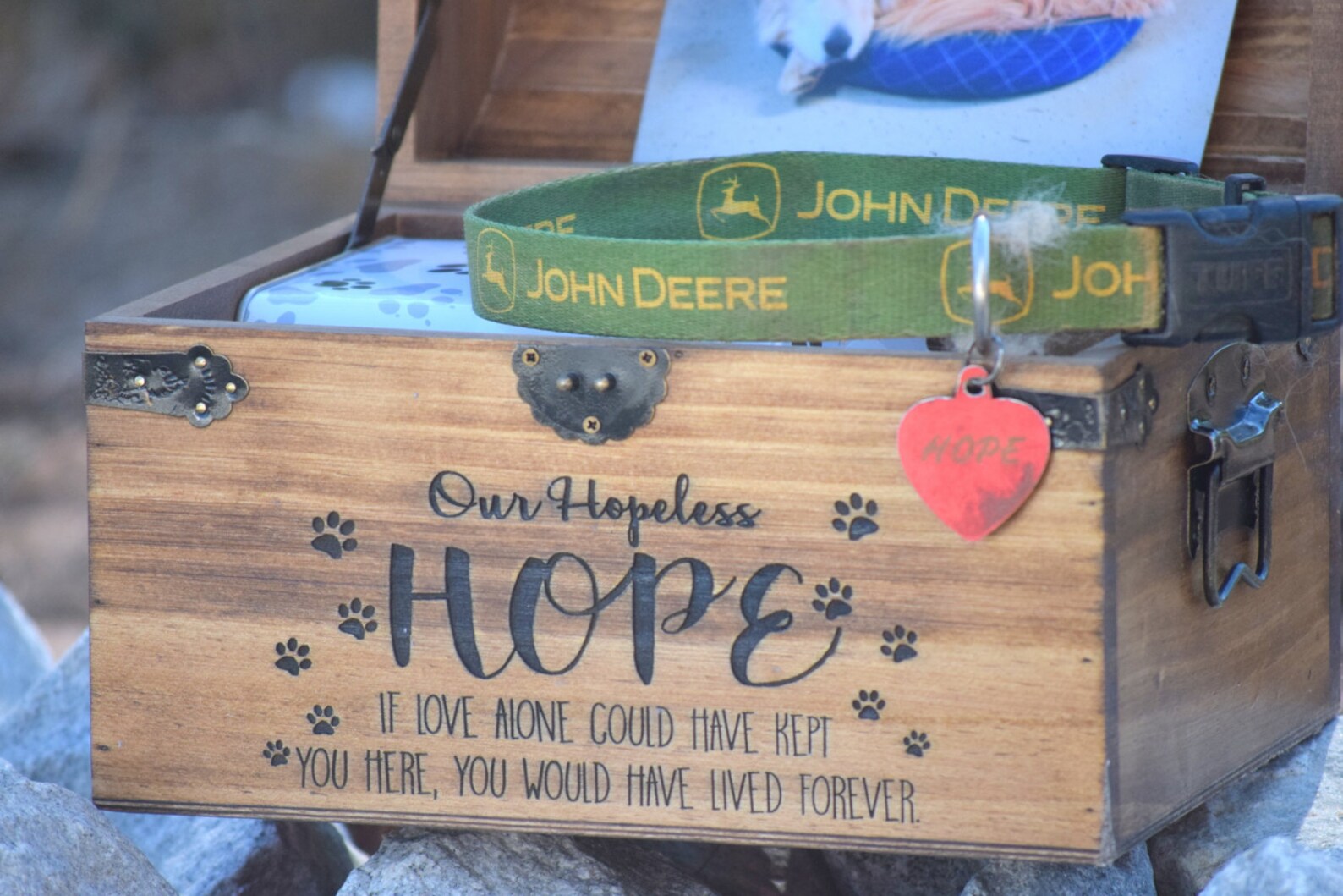 Pet Memory Box Pet Keepsake Box Memorial Box in Memory - Etsy