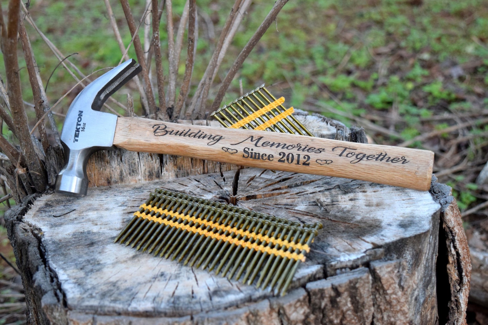 Engraved Hammer Personalized Hammer Gift Building A Life | Etsy