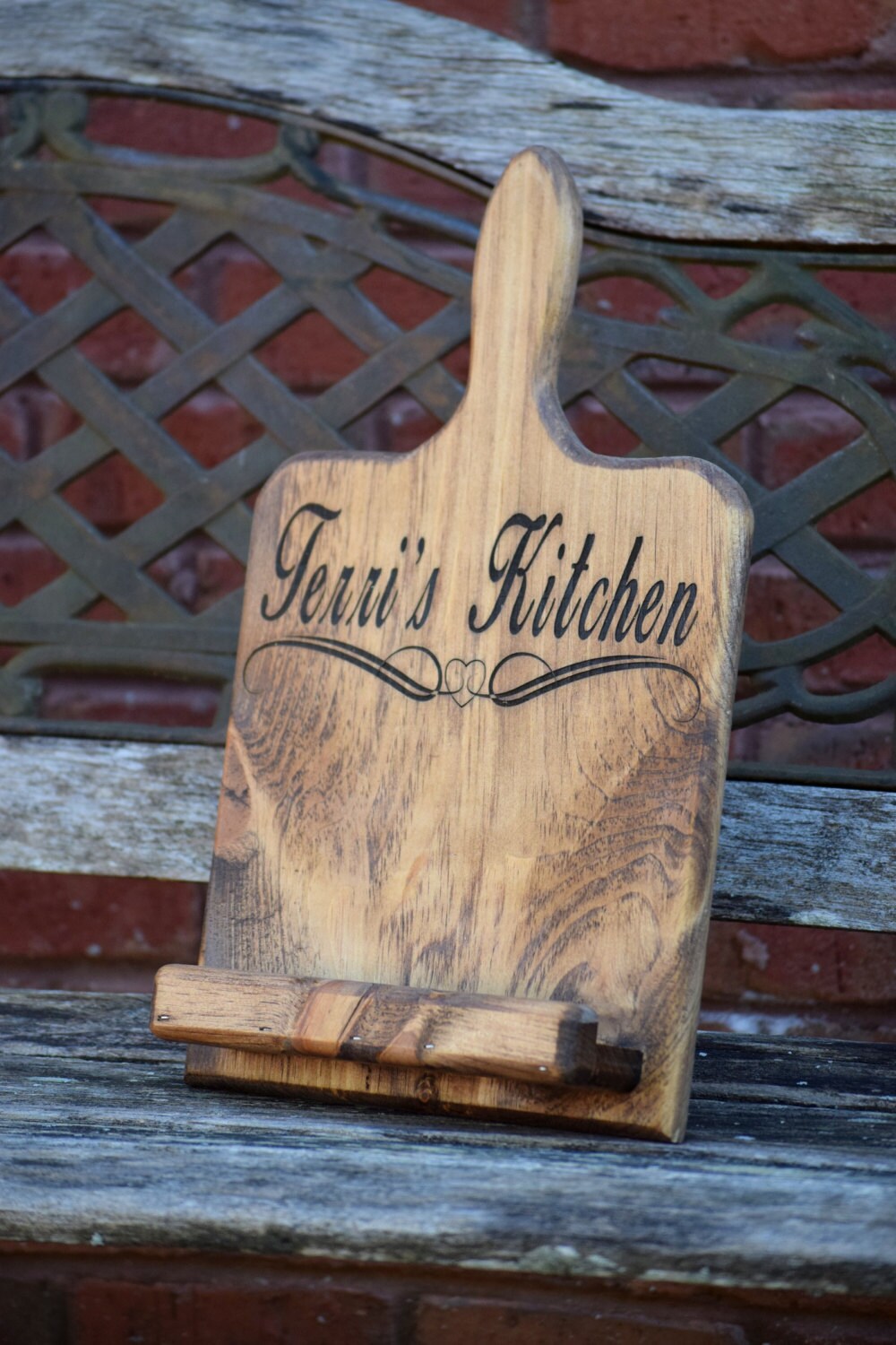 Personalized Tablet Holder Tablet Stand Wooden Tablet - Etsy