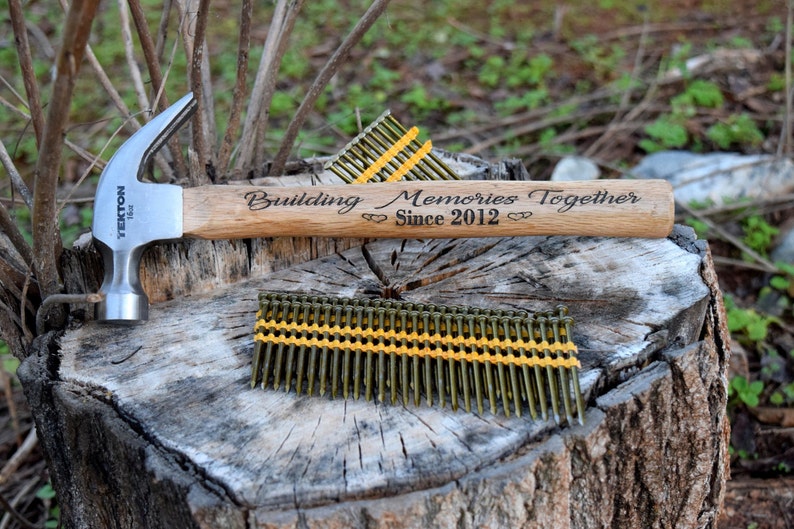 Engraved Hammer Personalized Hammer Gift Building A Life - Etsy