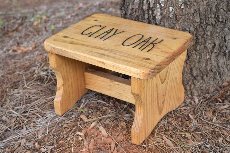 Personalized Kids Stepping Stool Rustic Decor - Etsy
