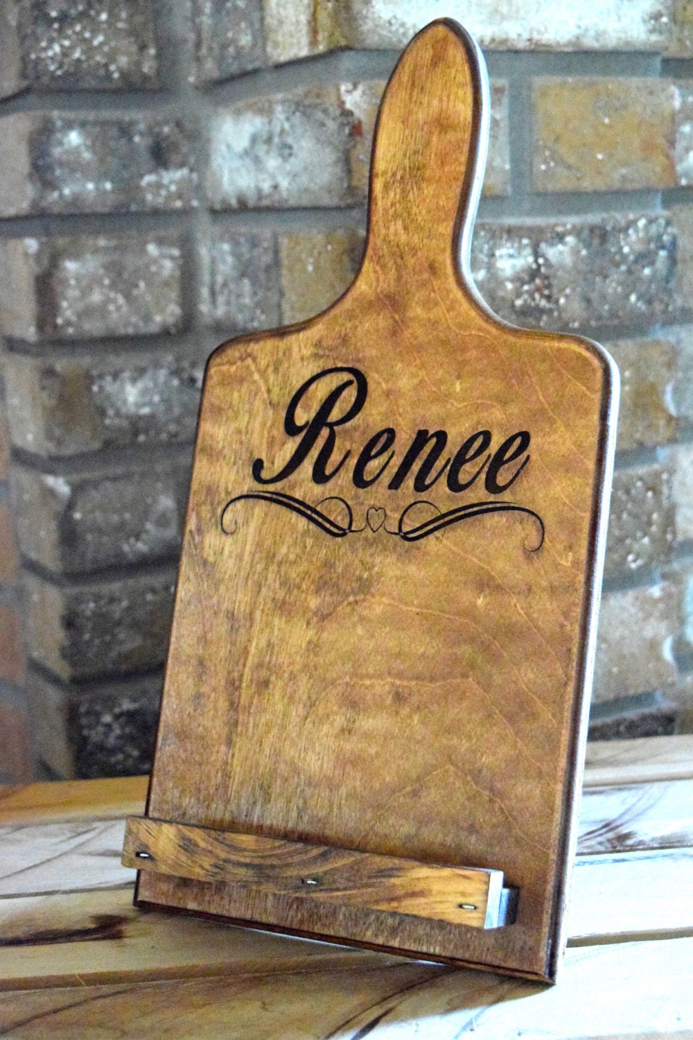 Personalized Tablet Holder Tablet Stand Wooden Tablet - Etsy
