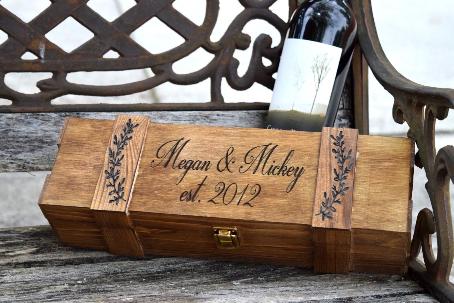 Ceremony Wine Box Wine Capsule Wedding Wine Box Wedding - Etsy