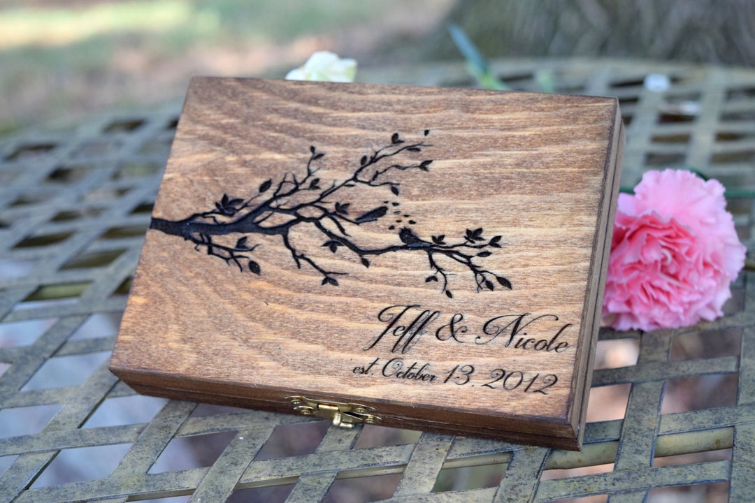 Ring Box - Wood Ring Box - Rustic Ring Box - Engagement Ring Box ...
